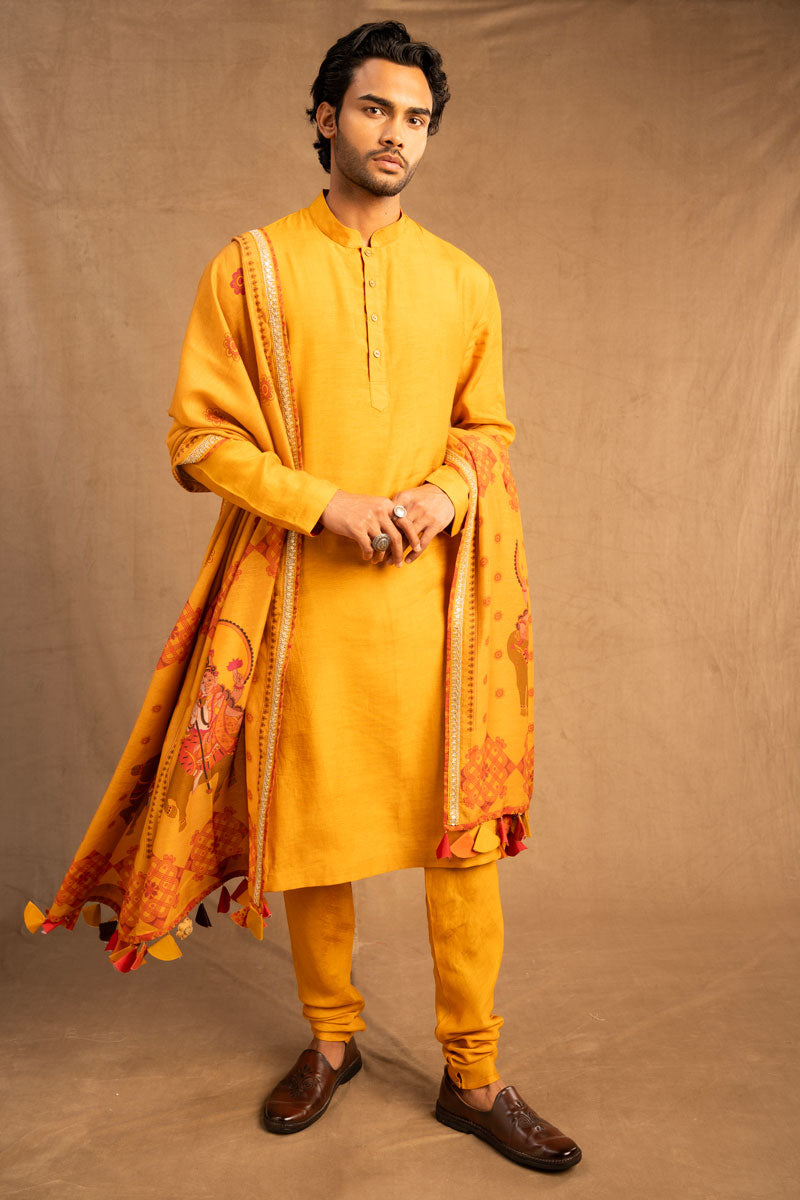 Haldi set of 2 ( kurta + churidar) – udd Studio
